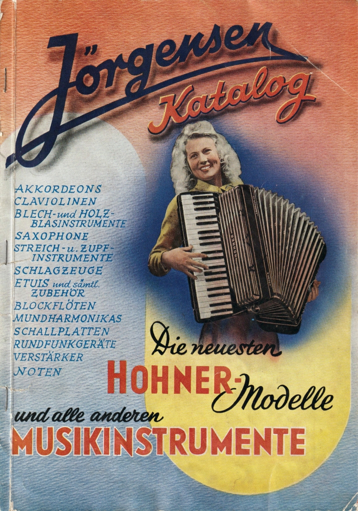 Jörgensen musikinstrumente prospekt katalog & pricelist 1950-60s ...