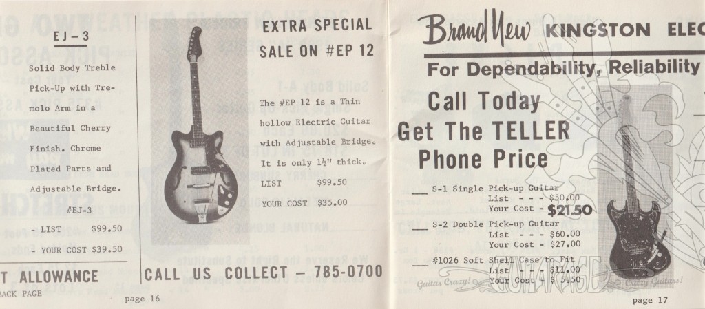 Henry Teller & Son Musical instrument catalog prospekt Chicago USA ...