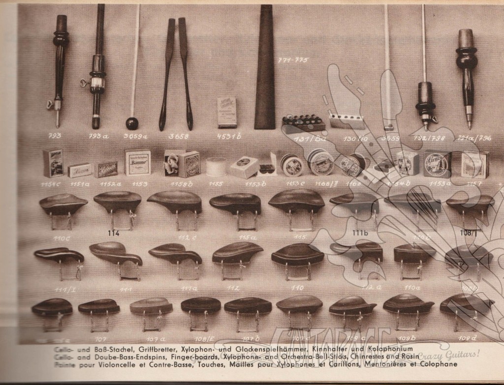 PerlGold musical instruments catalog 1951 made in Germany - Guitarage ...